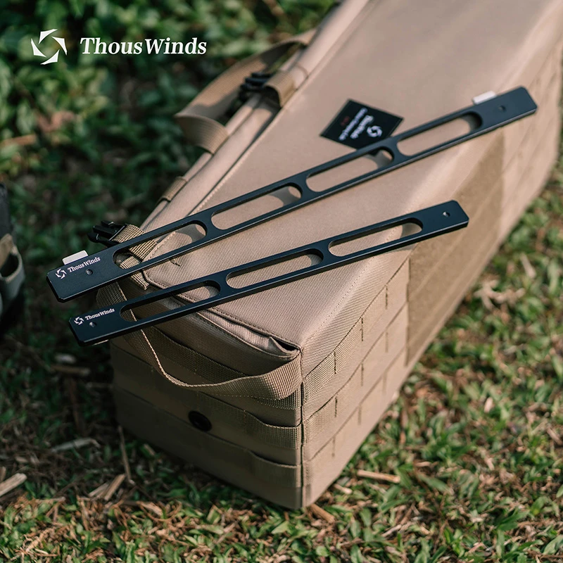 Thous Winds TNR 스노우 피크 컨테이너 보관함, 사이드 레일 알루미늄 합금 야외 보관함, 글램핑 캠핑 도구 액세서리 ...