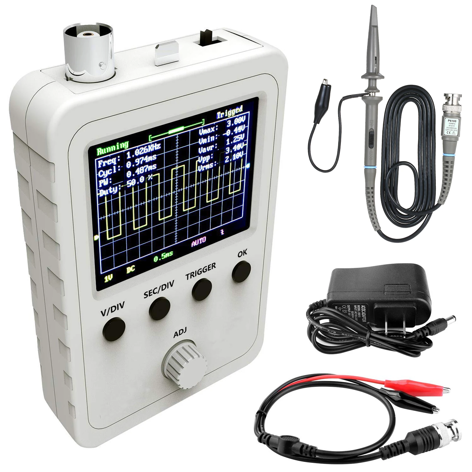 Updated-Digital-Oscilloscope-Kit-2-4-TFT-0-200KHz-Bandwidth-and-1M ...