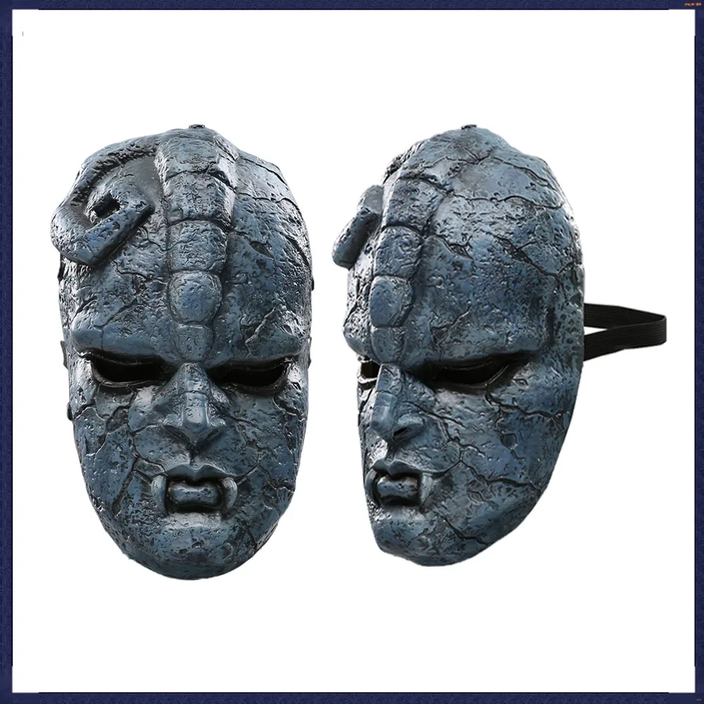 Horror Phantom Blood Stone Mask Headwear Halloween Costume Accessories ...