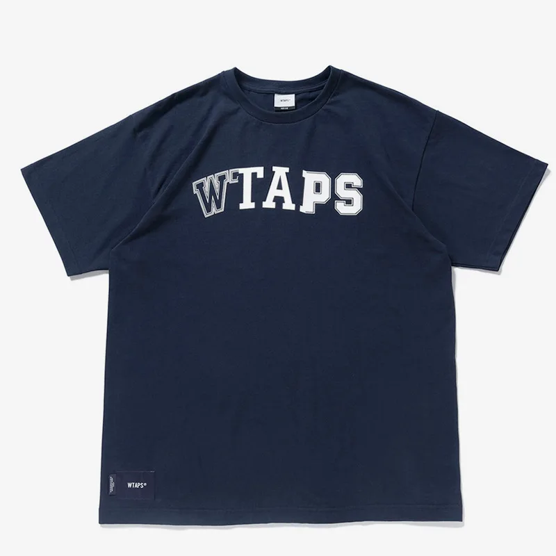 WTAPS-22ss-round-neck-pop-letter-short-sleeve-T-shirt-men-s-ins ...
