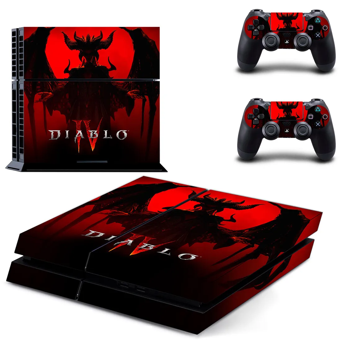 Diablo-PS4-pegatina-de-piel-Protector-de-cubierta-para-consola-y ...