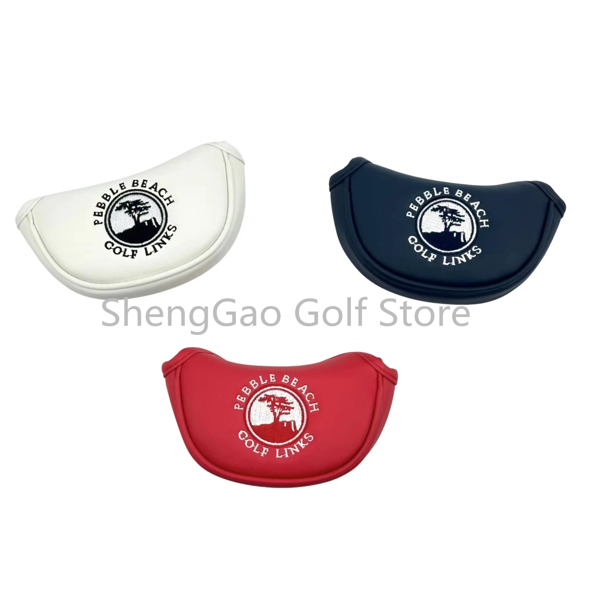 Small-Tree-Pattern-Golf-Putter-Cover-PU-Leather-Golf-Mid-Mallet-Putter ...