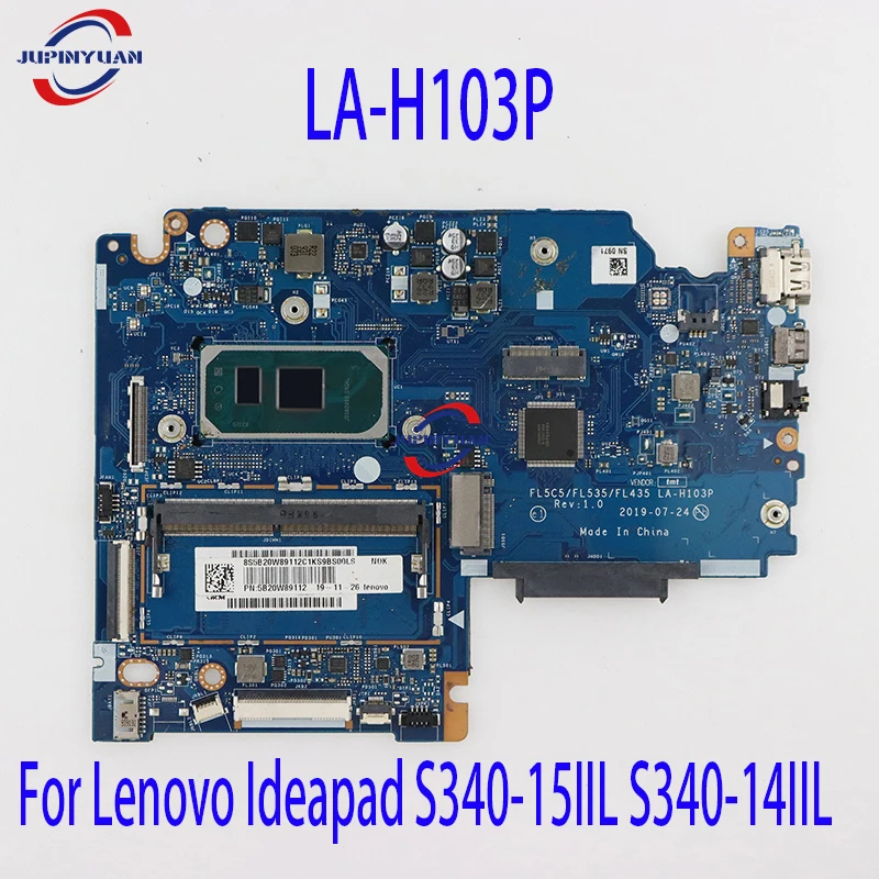 Original-For-Lenovo-Ideapad-S340-15IIL-S340-14IIL-Motherboard-LA-H103P ...