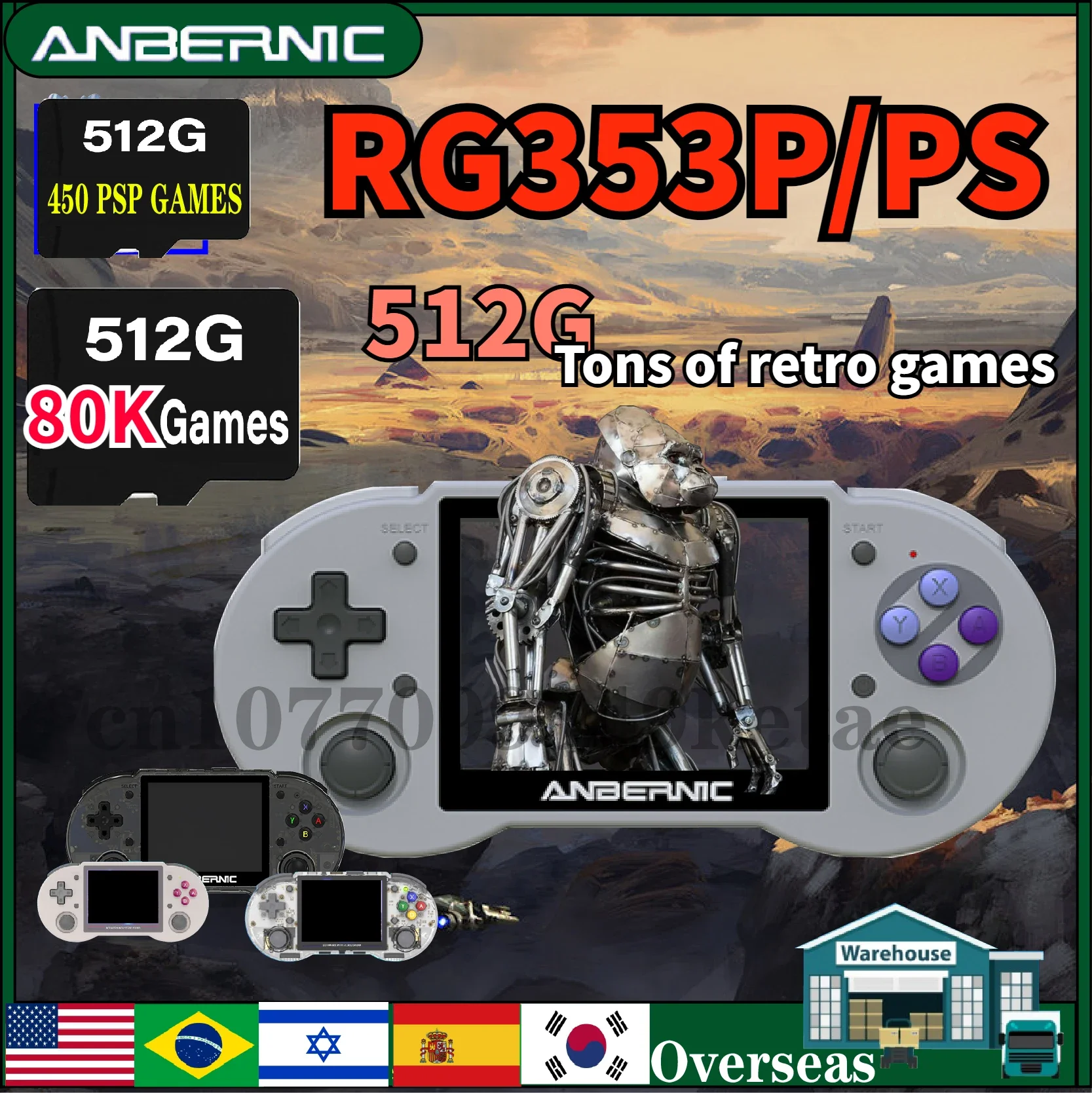 ANBERNIC-RG353P-RG353PS-Handheld-Game-Console-RK3566-3-5-INCH-IPS ...