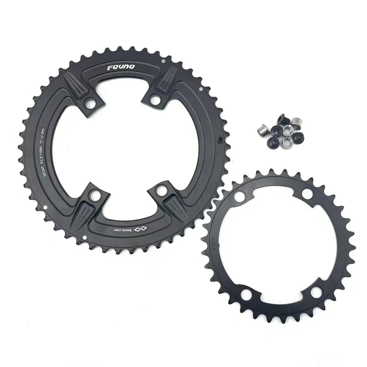 FOVNO-110BCD-Chainring-Road-Bike-4claw-50-34T-double-Speed-Gear-disc ...