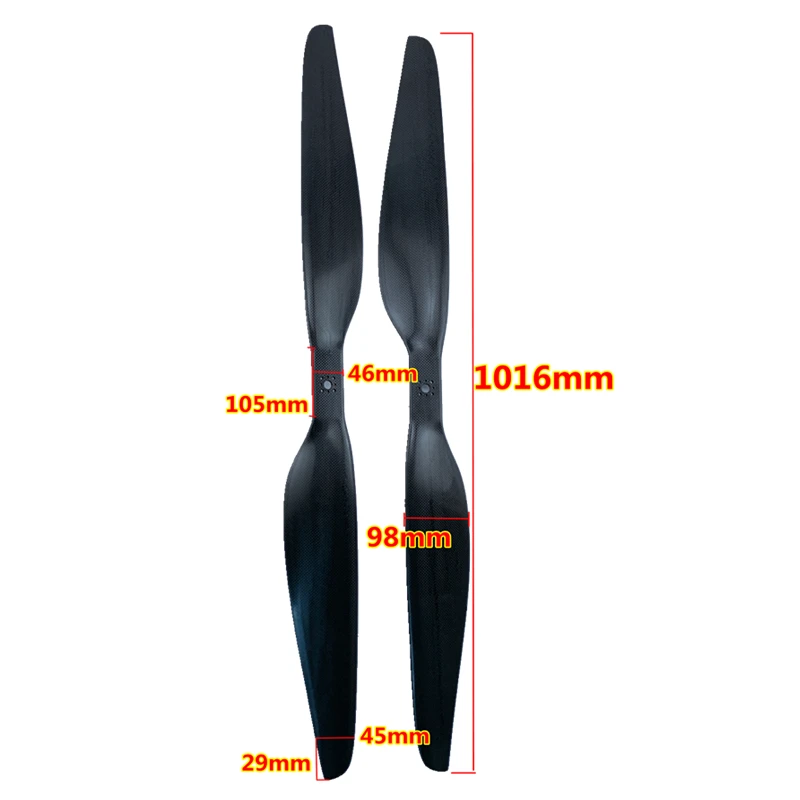 Carbon Fiber Rotor Blade | Carbon Fiber Propeller | 40inch Propellers ...