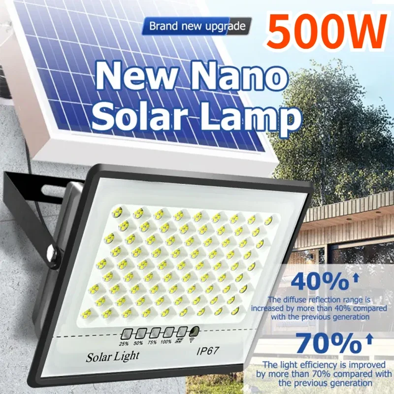 500W-Solar-Lights-Outdoor-Garden-LED-Refletor-Garden-Buildings-Sunlight ...
