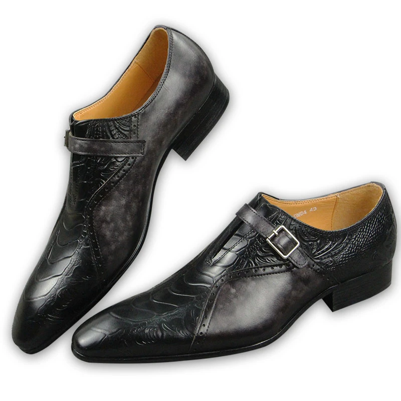 Men Black Wingtip Dress Shoes | Men Wing Tip Dress Shoes | Men Oxford ...