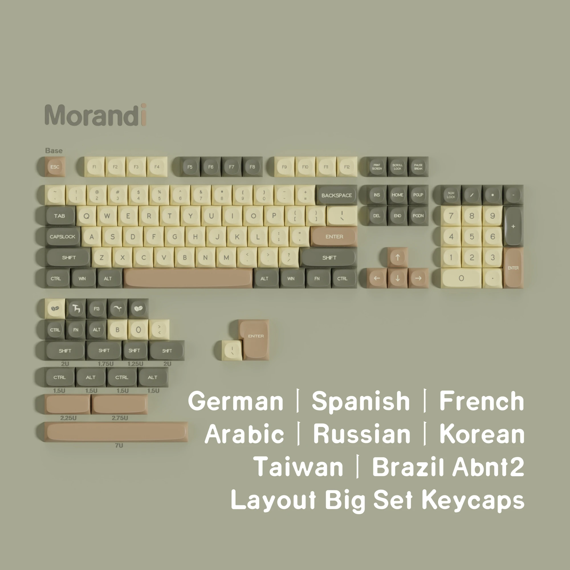 Moa-Morandi-Pbt-Keycaps-7u-Alice-Design-Space-Keycaps-Big-Set-Key-Caps ...