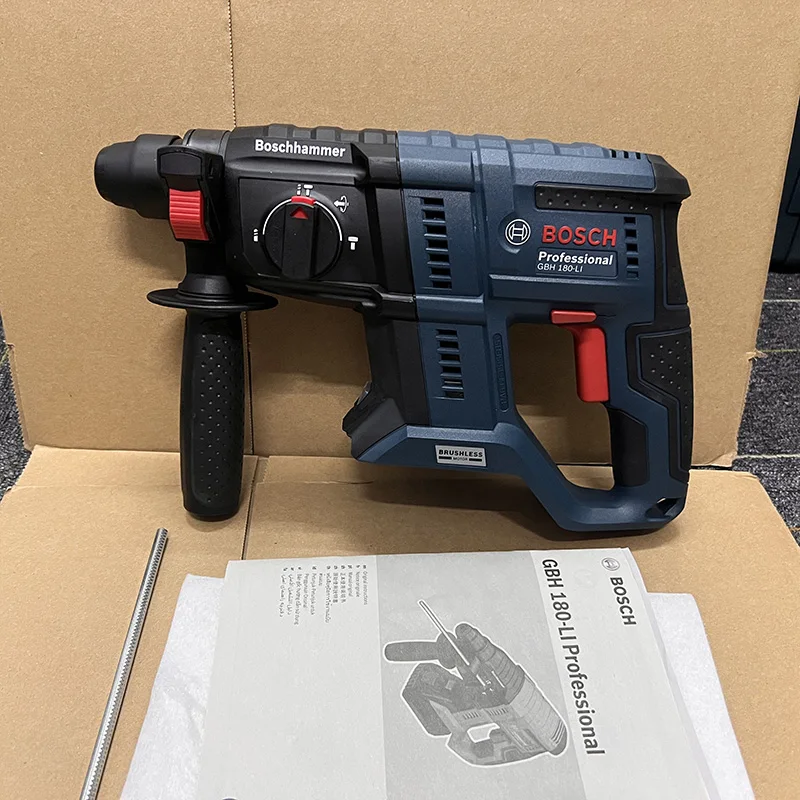 BOSCH-Brushless-Electric-Hammer-Drill-GBH180-Li-Rechargeable-Impact ...
