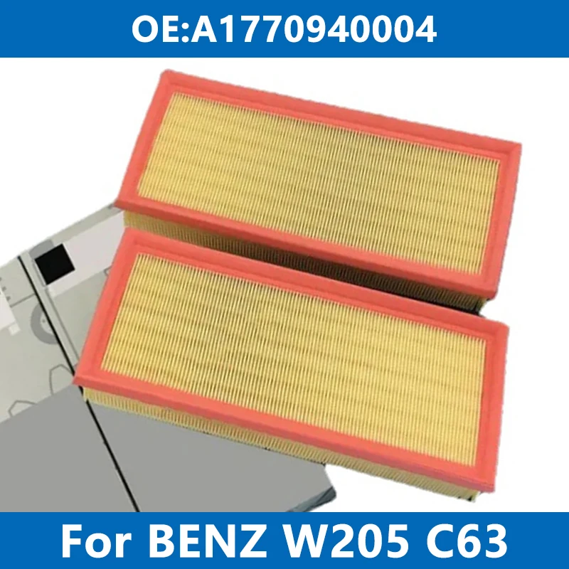 2Pcs-Car-Air-Filter-Cleaner-Element-A1770940004-For-Mercedes-Benz-W205 ...