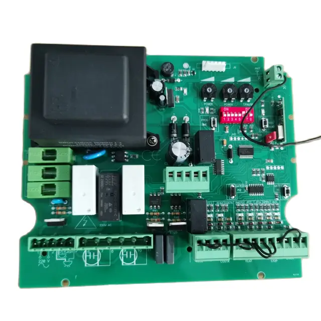 Swing/Sliding Gate PCB 220v AC 433 Mhz NC model for double motor Swing ...