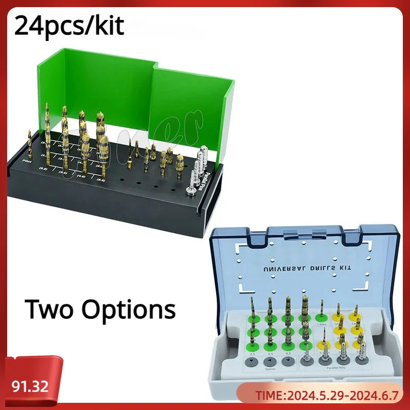 24-pcs-Dental-Osseodensification-Bur-Surgical-Rustfree-Dental-Implant ...