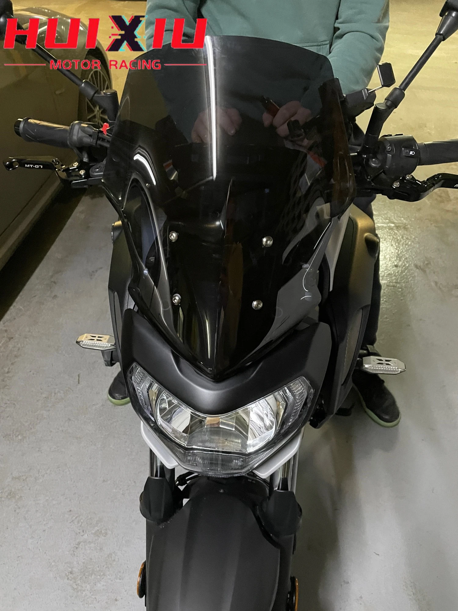 Motorcycle-Windshield-Windshield-Deflector-Spoiler-FZ07-MT-07-MT07-2018 ...