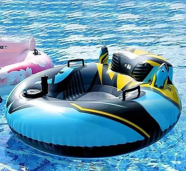 Luxury-Electric-Floating-Pool-Lounger-With-Cup-Holder-Inflatable-Ride ...