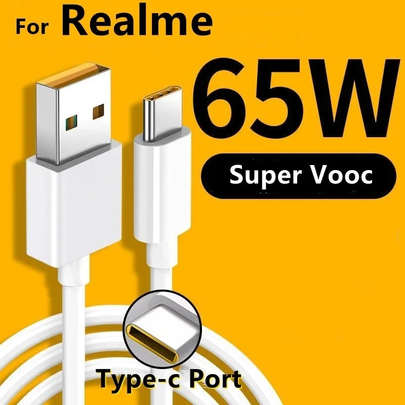 Realme-Original-Type-C-Cable-Phone-Cables-65w-80W-6-5A-Super-Fast ...