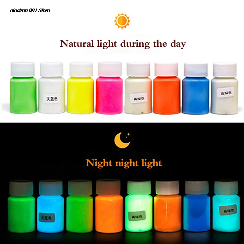 Glow-in-the-dark-Liquid-Luminous-Pigment-Non-Toxic-For-Paint-Nails ...