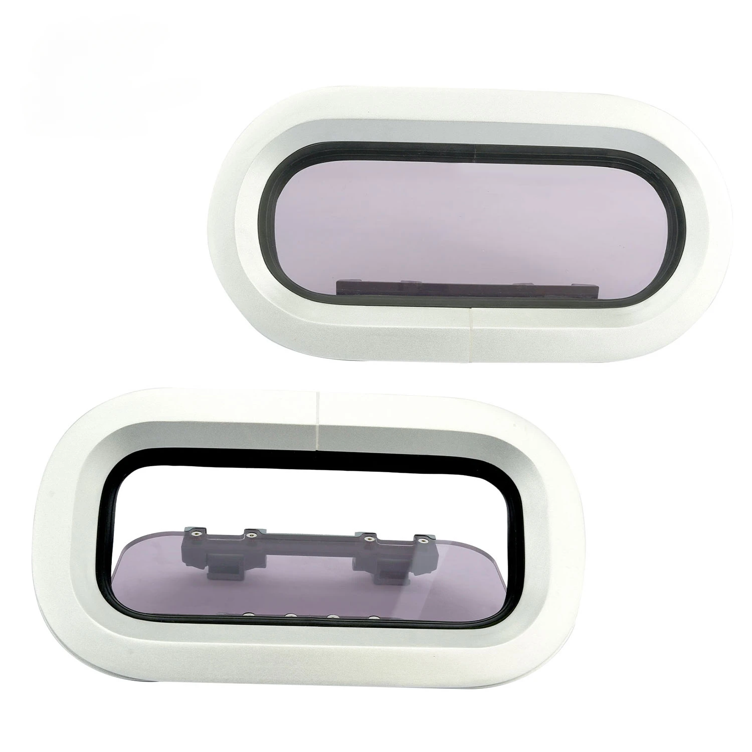 MARINE-Porthole-Aluminium-Boat-Window-Hatch-Acrylic-Oval-Rectangular ...