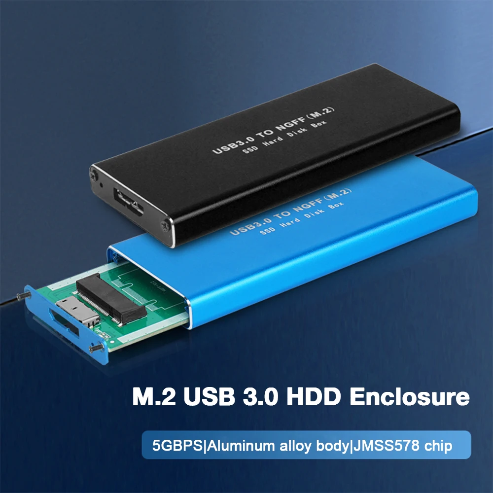 USB-3-0-Aluminum-Alloy-Solid-State-Disk-Enclosure-Hard-Drive-Disk-Box ...