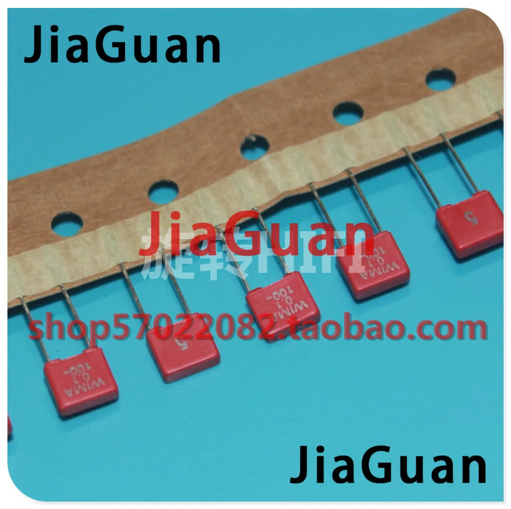20PCS-NEW-RED-WIMA-MKS2-104-100VDC-0-1UF-63VDC-100V-100nf-104-100V-63V ...