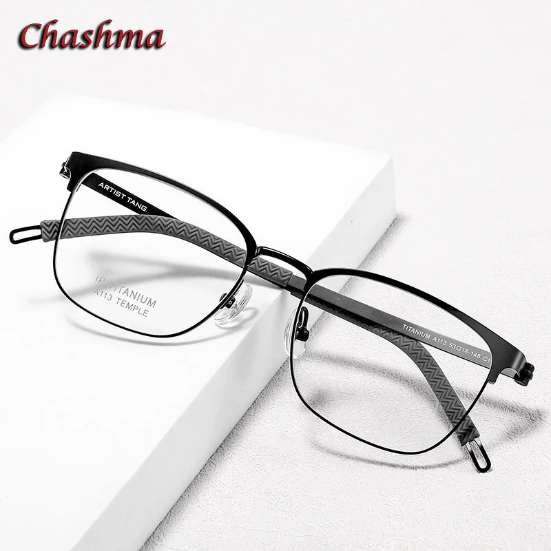Chashma-Men-Glasses-Pure-Titanium-Prescription-Lenses-Fashion-Ultra ...