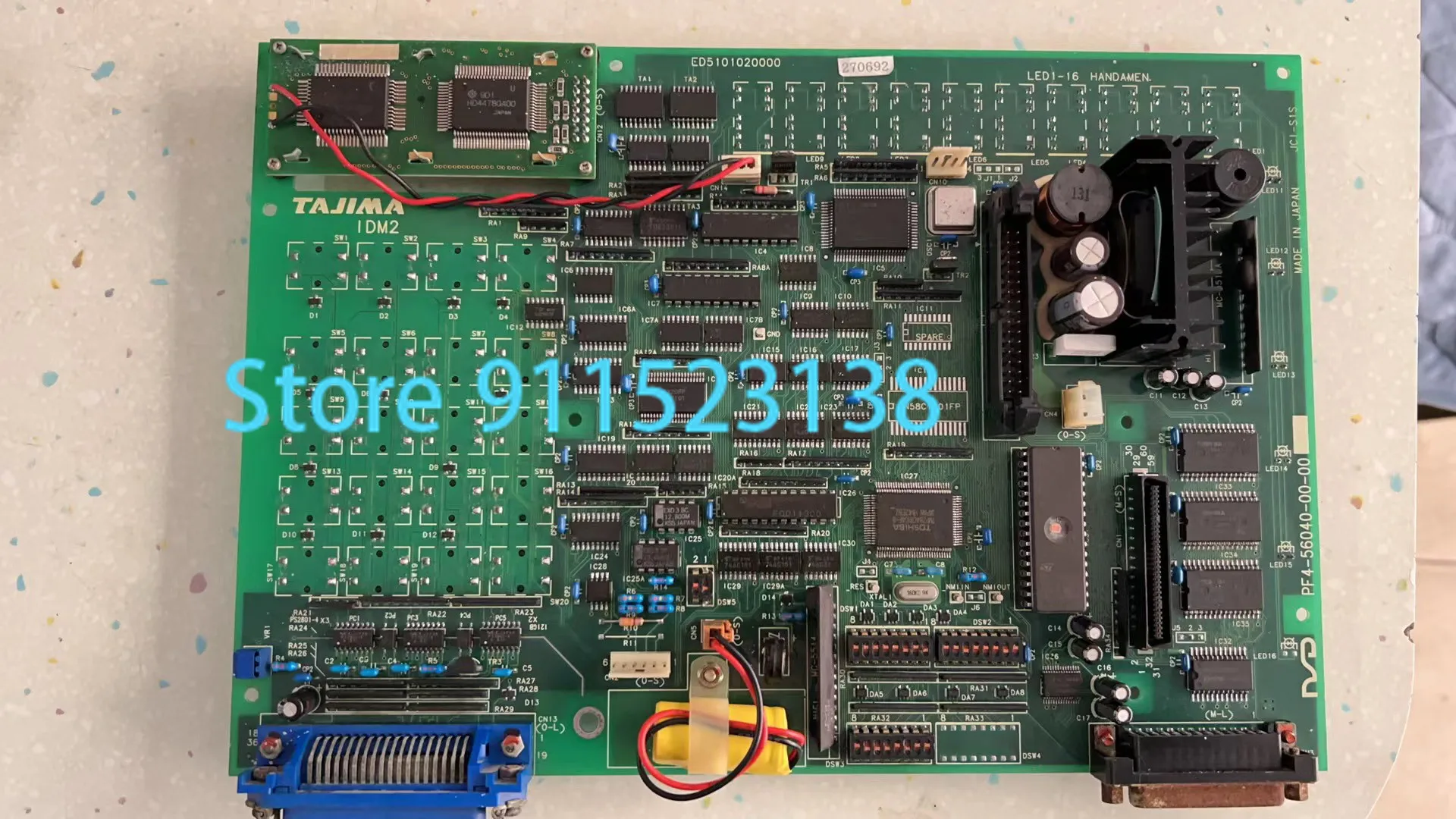 Tarjeta de tablero Tajima IDM2 ED5101020000 ED5101030000, piezas de repuesto para máquina de ...