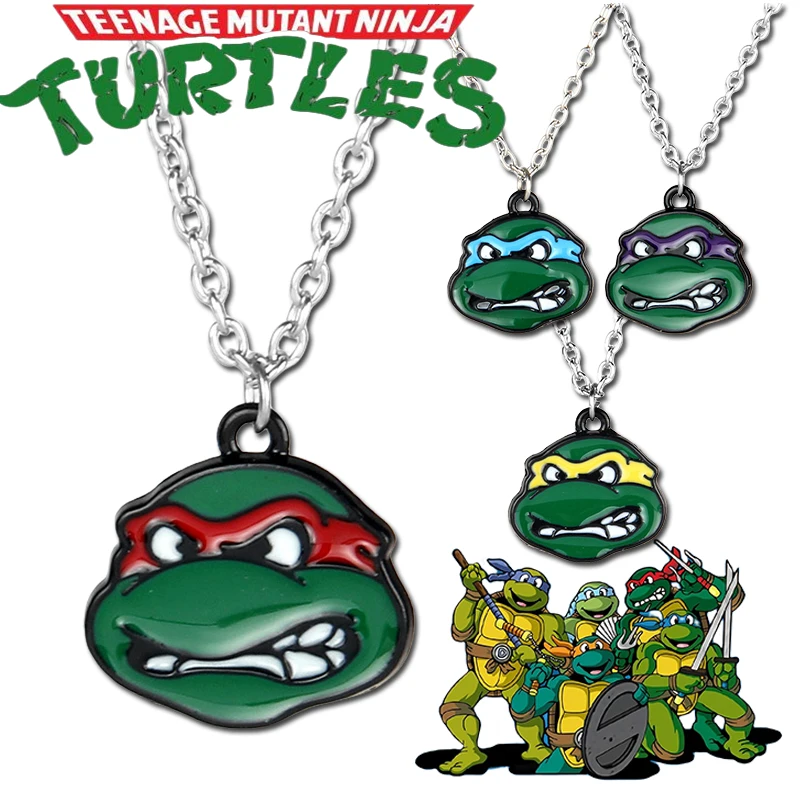 Teenage-Mutant-Ninja-Turtles-Peripheral-Alloy-Necklace-Pendant-Oil-Drip ...