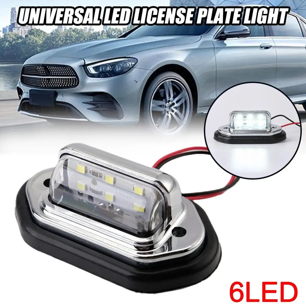 Waterproof-Car-License-Plate-Light-12V-24V-Branco-RV-Van-Barcos-L-mpada ...