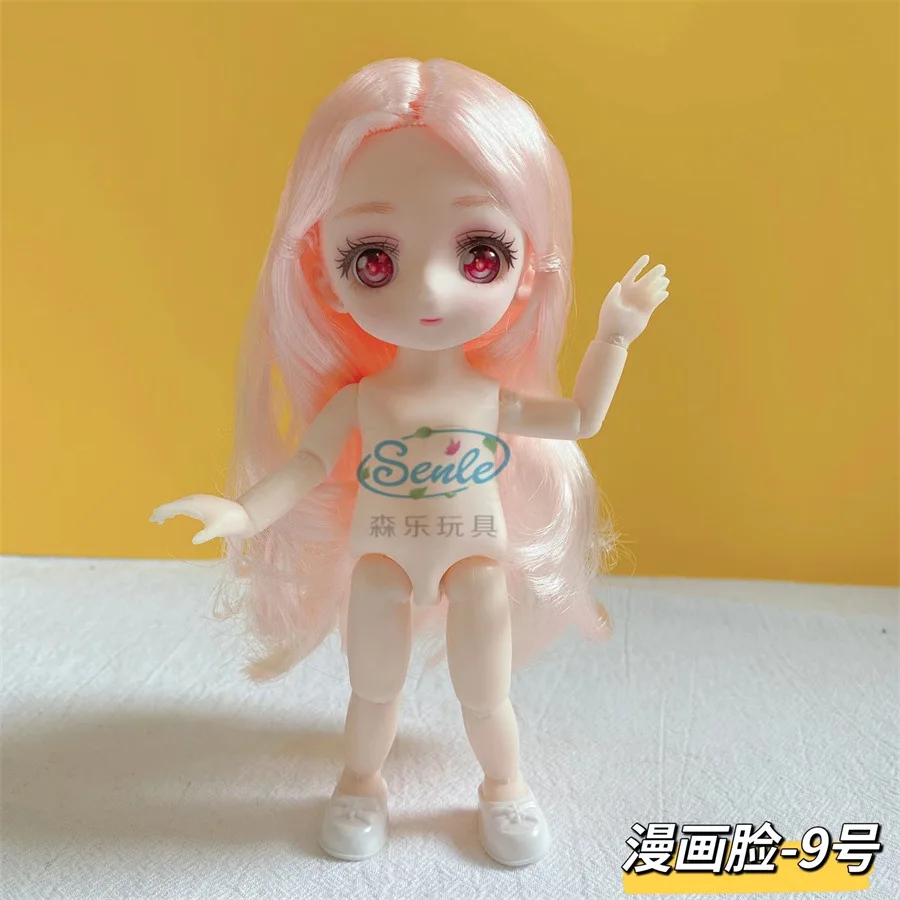 Figuras de juguete redondas Yuan 2D ojos para niñas, juguetes de cara ...