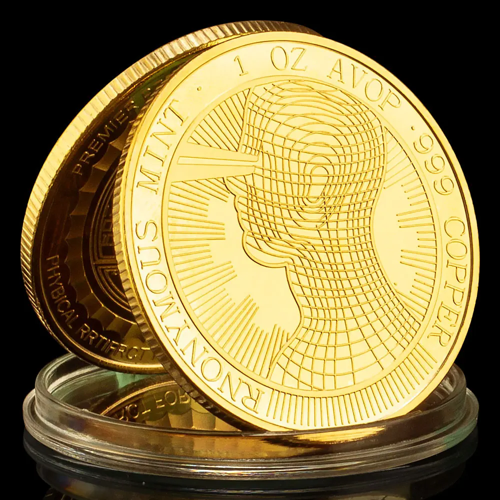 Bitcoin-Cryptocurrency-Physical-Crypto-Coin-Collectible-Silver-Gold ...