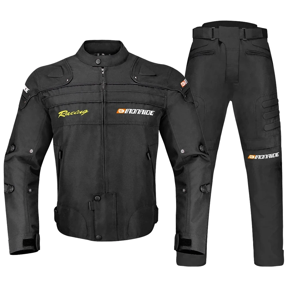 New-Motorcycle-Jacket-Men-s-Motocross-Jacket-Motorcycle-Protector-Pants ...