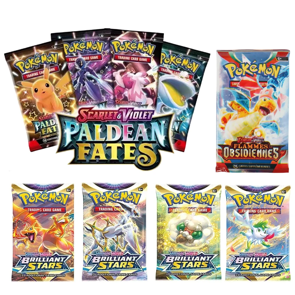 40pc-PALDEAN-FATES-Pokemon-Cards-GX-Tag-Team-Vmax-Energy-Shining ...