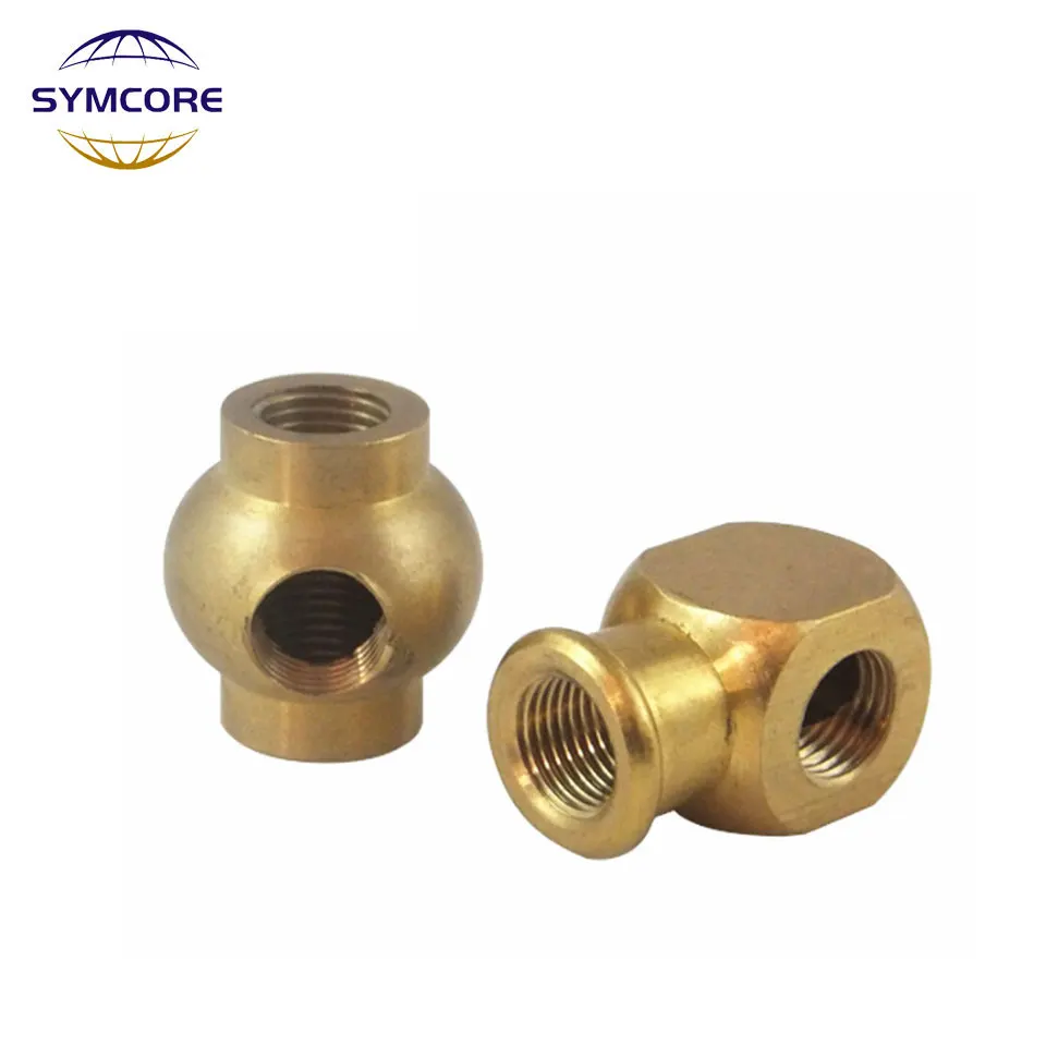 Pure-Copper-M10-Internal-Thread-Tee-Steering-Connection-Copper-Piece ...