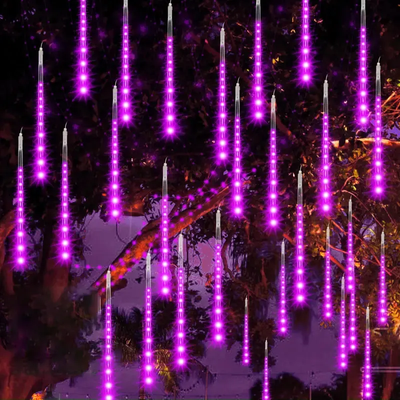 EU-US-Plug-Outdoor-8-Tubes-LED-Meteor-Shower-String-Light-for-Party ...