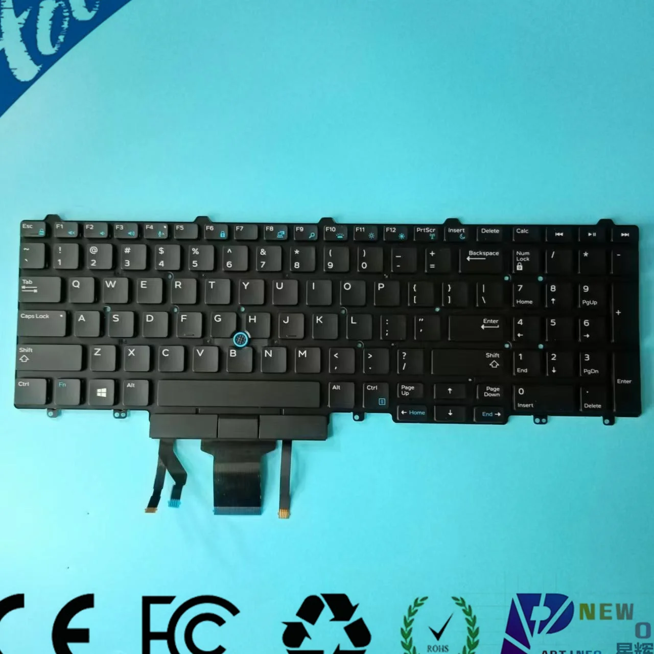 N-s-laptop-teclado-retroiluminado-para-dell-latitude-e5550-5570-5580 ...