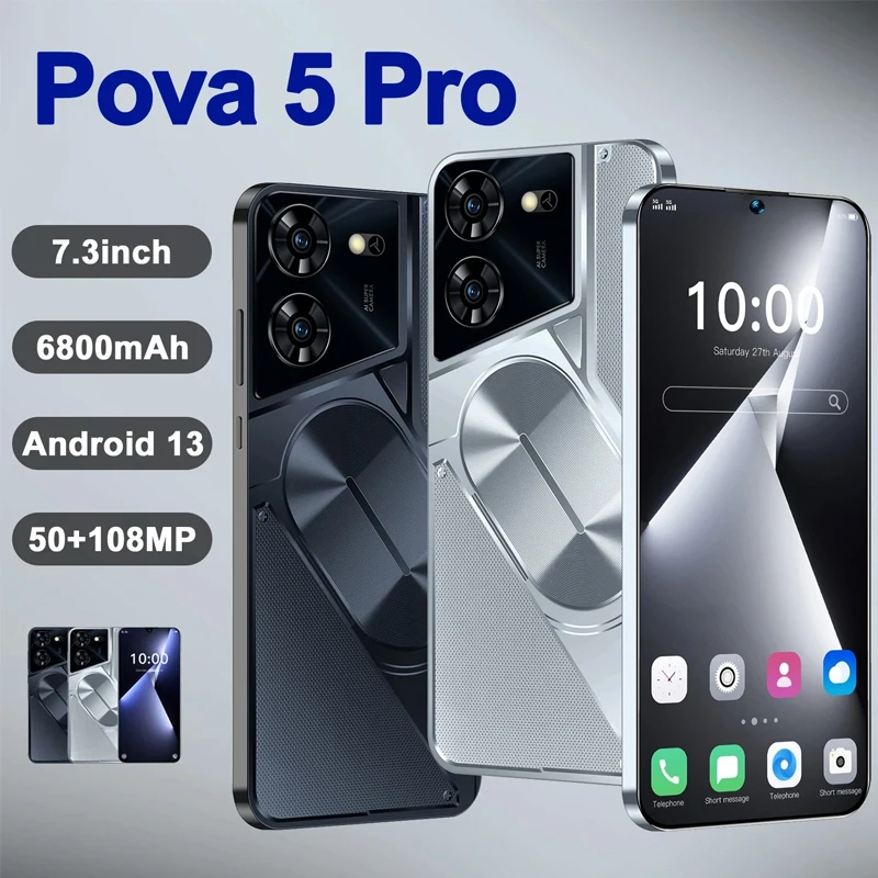 5G-Original-Mobile-Phone-Pova-5-Pro-Smartphone-7-3HD-Screen-16G-1T ...