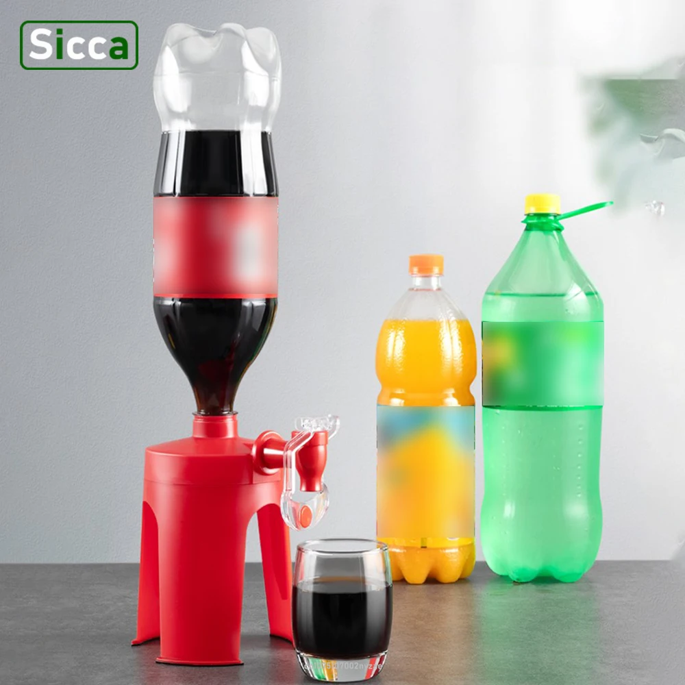 Portable-Party-Inverted-Water-Dispenser-Creative-Drink-Bottle-Soda ...