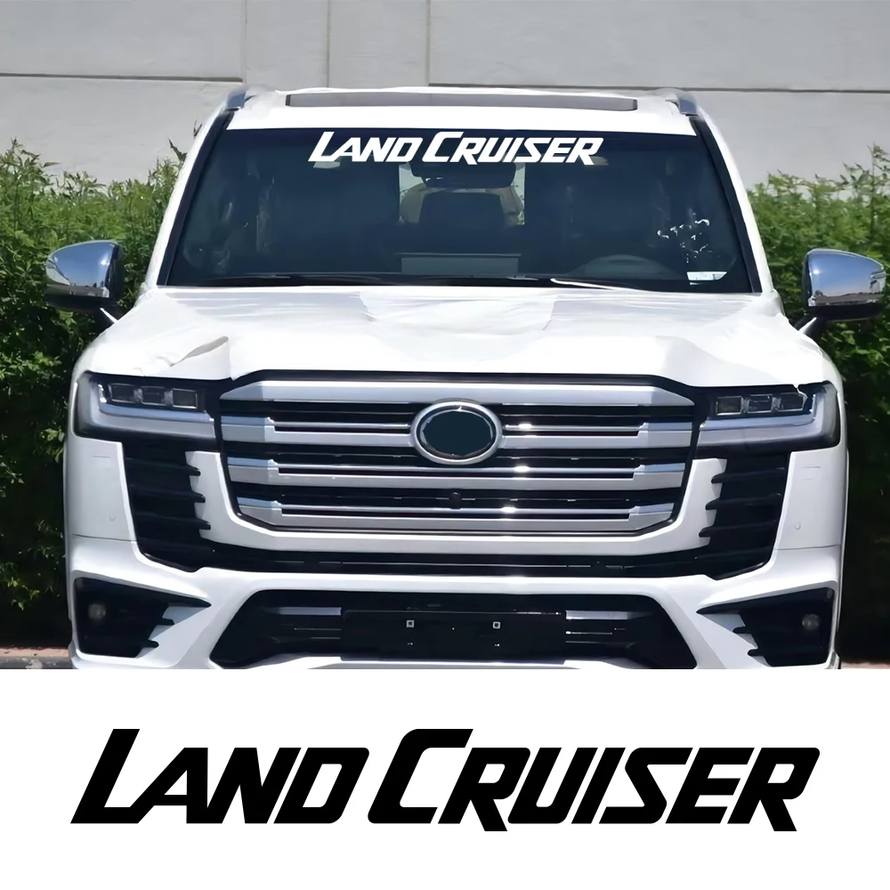 Car Windshield Stickers For Toyota Land Cruiser 70 79 V8 J40 J200 GX VX ...