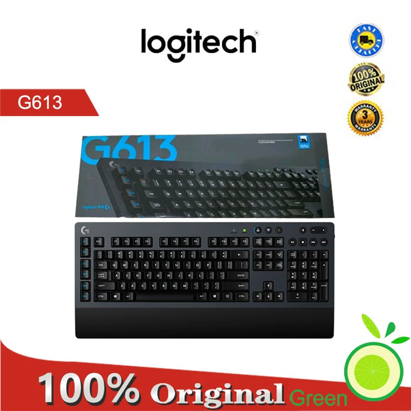 Logitech g613 lightspeed teclado mecânico sem fio, 2.4 ghz, bluetooth, modo duplo| | - AliExpress