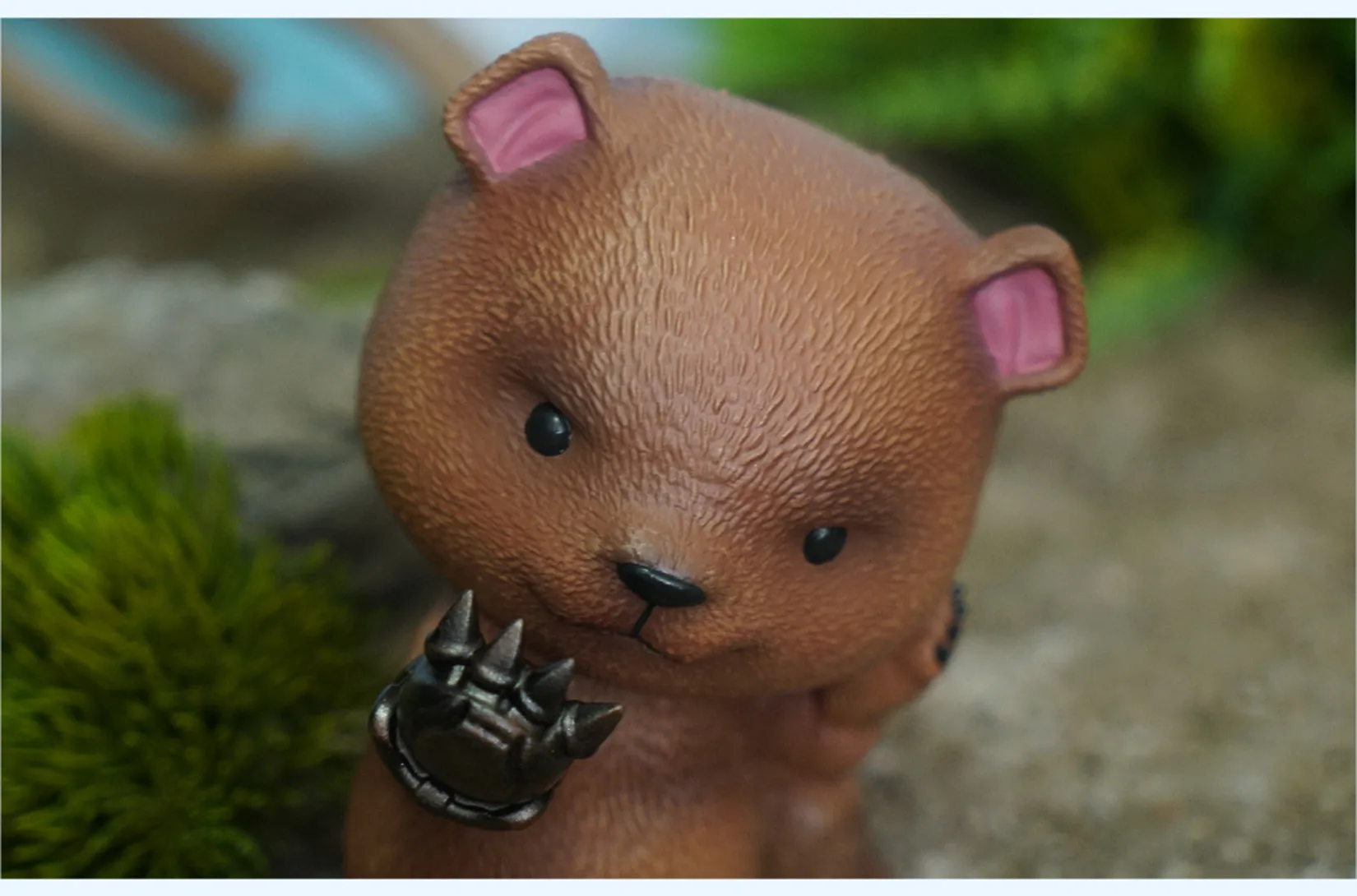 Animal Protection axie Studio Baby Bear Model Scene for Kids, Toy ...