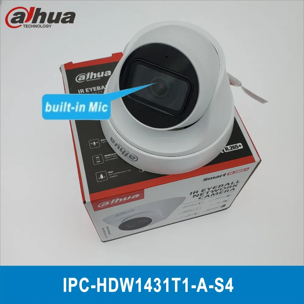 Dahua IPC HDW1431T1 A S4 4MP Built in MIC Netwok Camera Entry IR Fixed ...