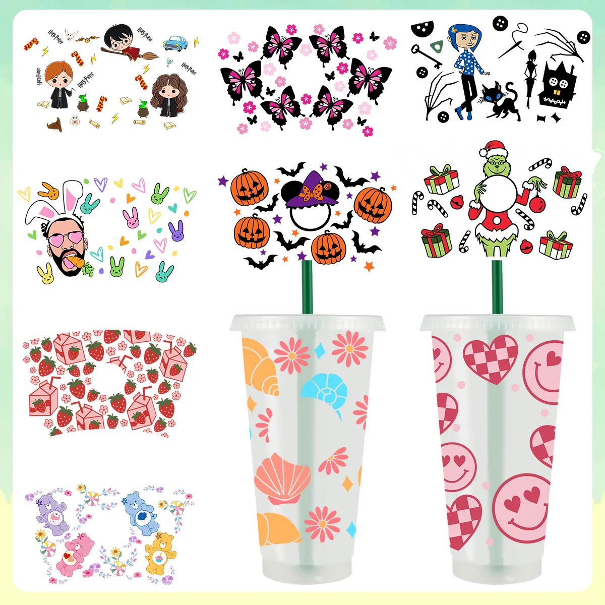 UV-DTF-Cup-Wrap-Transfer-for-Glass-Coffee-Cups-Sticker-for-24oz-Libbey ...