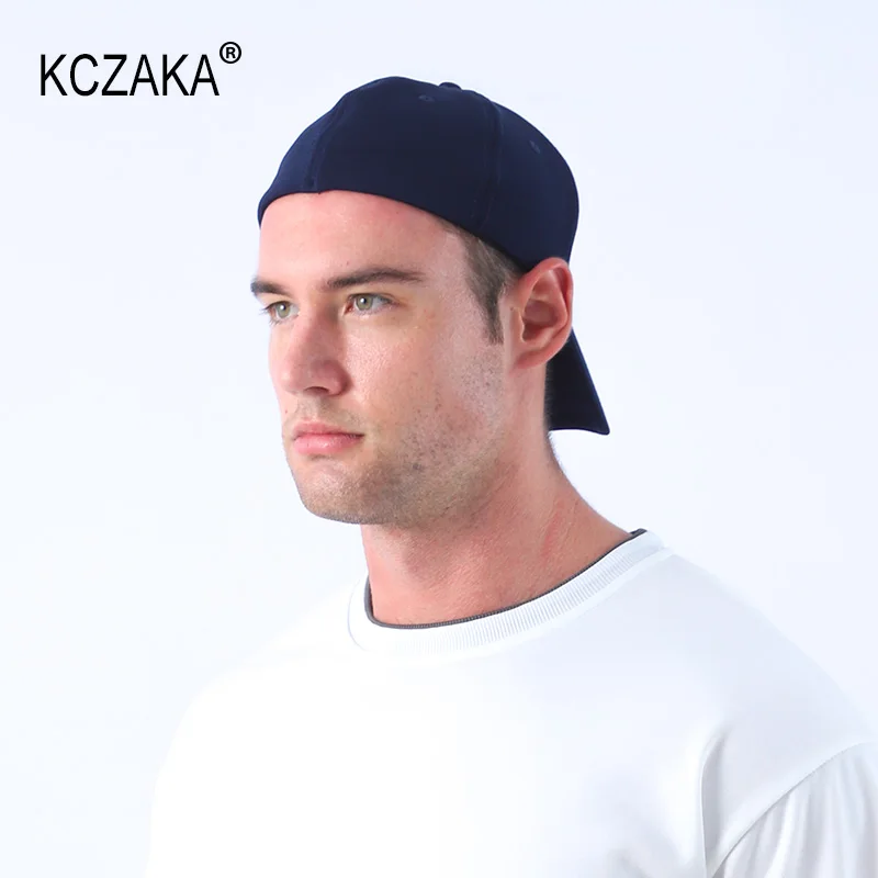 KCZAKA-Brand-6-Panel-Stretch-Full-Closed-Baseball-Caps-Men-s-Blank ...