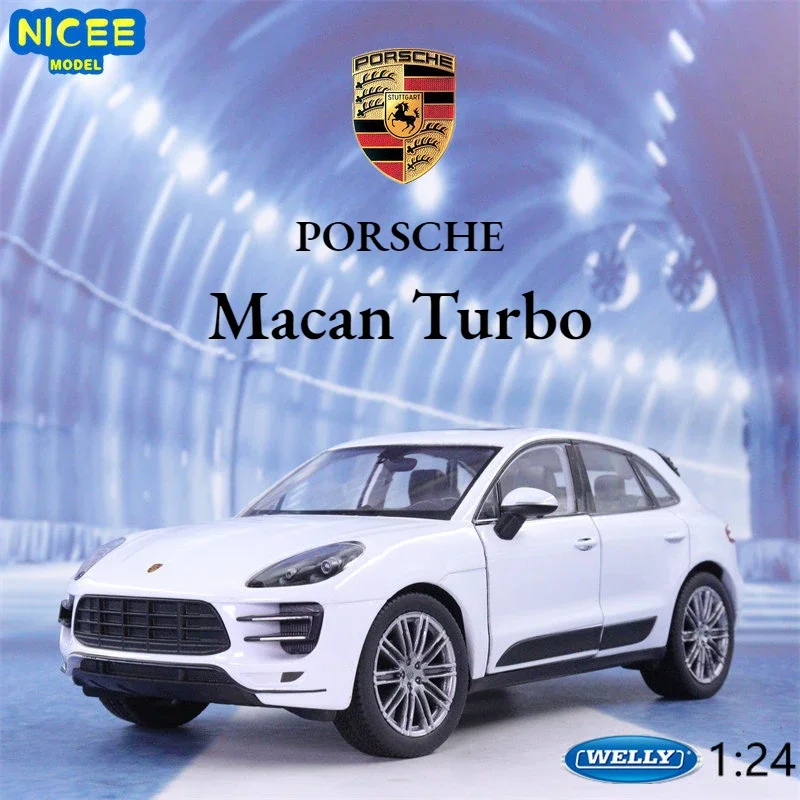 WELLY-1-24-Porsche-Macan-Turbo-SUV-High-Simulation-Diecast-Car-Metal ...