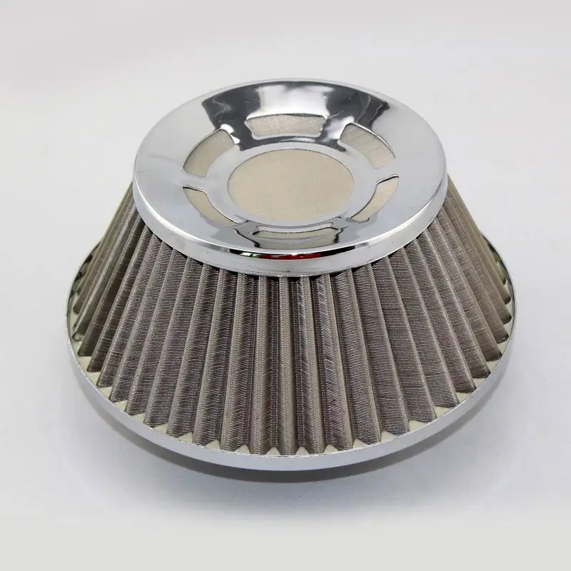 76mm-3inch-Stainless-Steel-Cold-Air-Filter-Sports-High-Power-Flow-Air ...