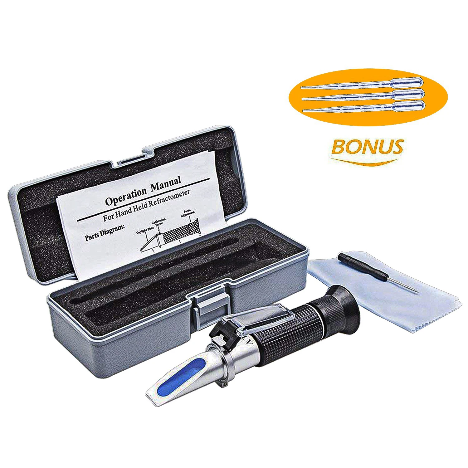 Ketotek-Hand-Held-Beer-Refractometer-1-000-1-120SG-Wort-Hydromet ...