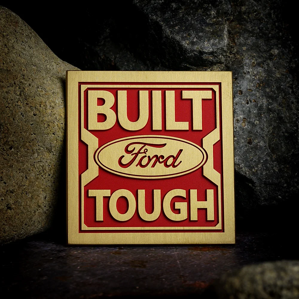 Built Ford Tough Logo Black
