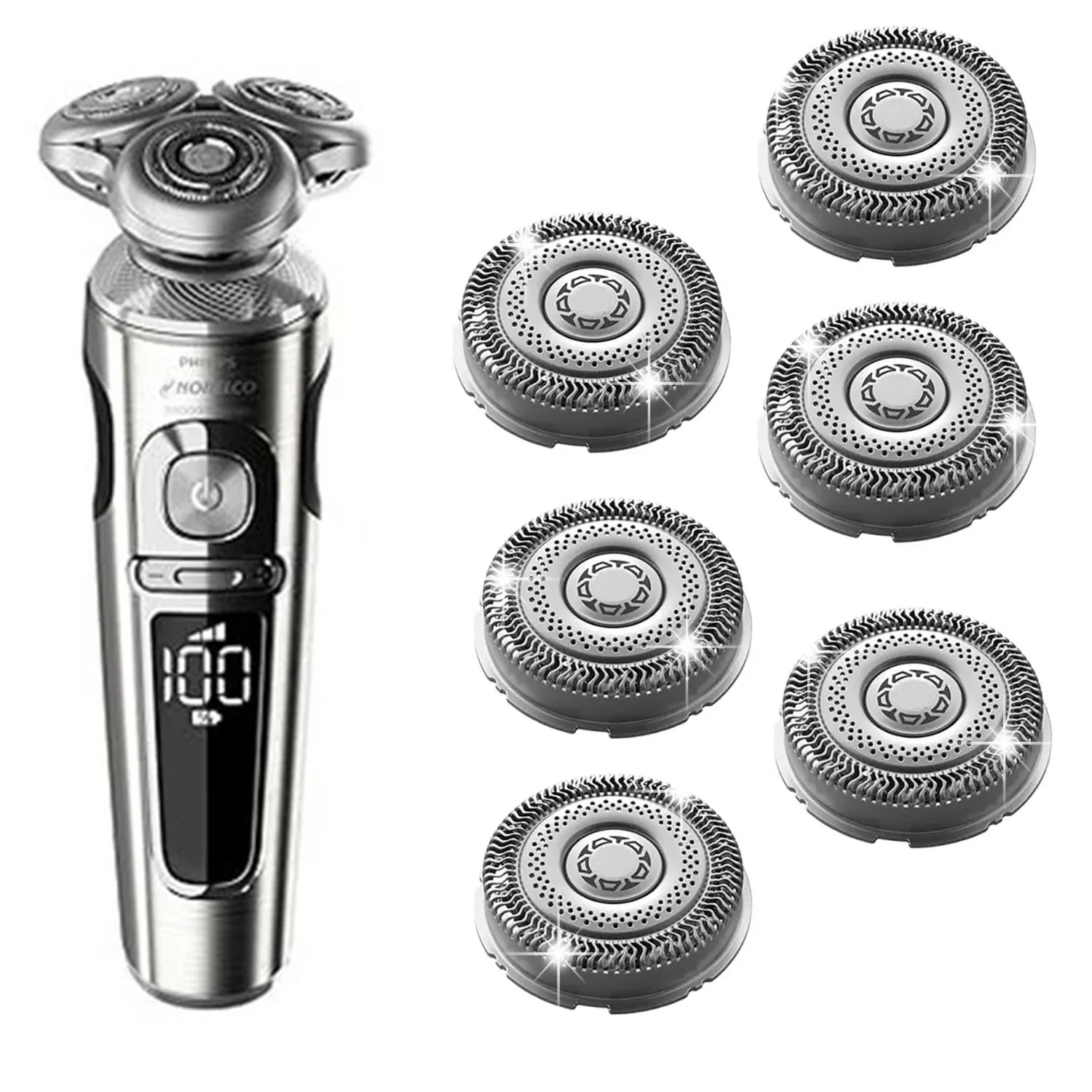 SH-91Replacement-Heads-Blades-For-Philips-Norelco-Shavers-Series-S9000 ...