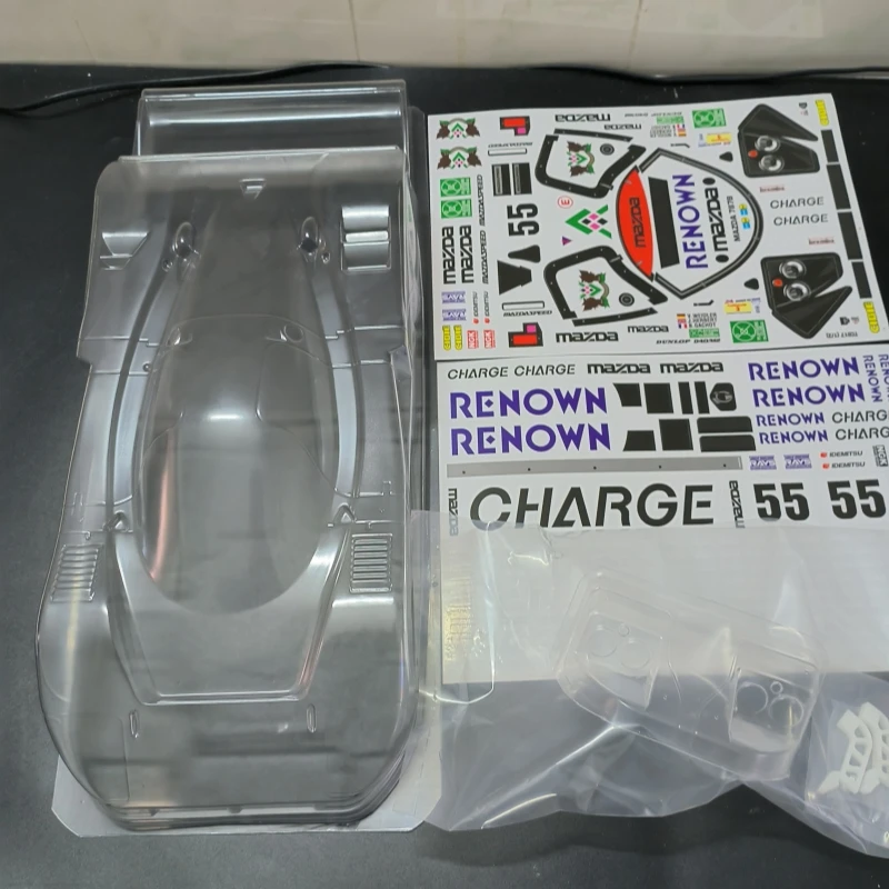 TC017-1-10-Mazda-787B-Clear-Drift-Body-Shell-190mm-width-257mm ...