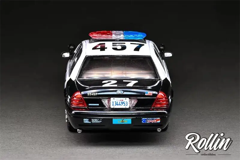 Модель автомобиля Rollin 1:64 CV Police Car Limited 799 | AliExpress